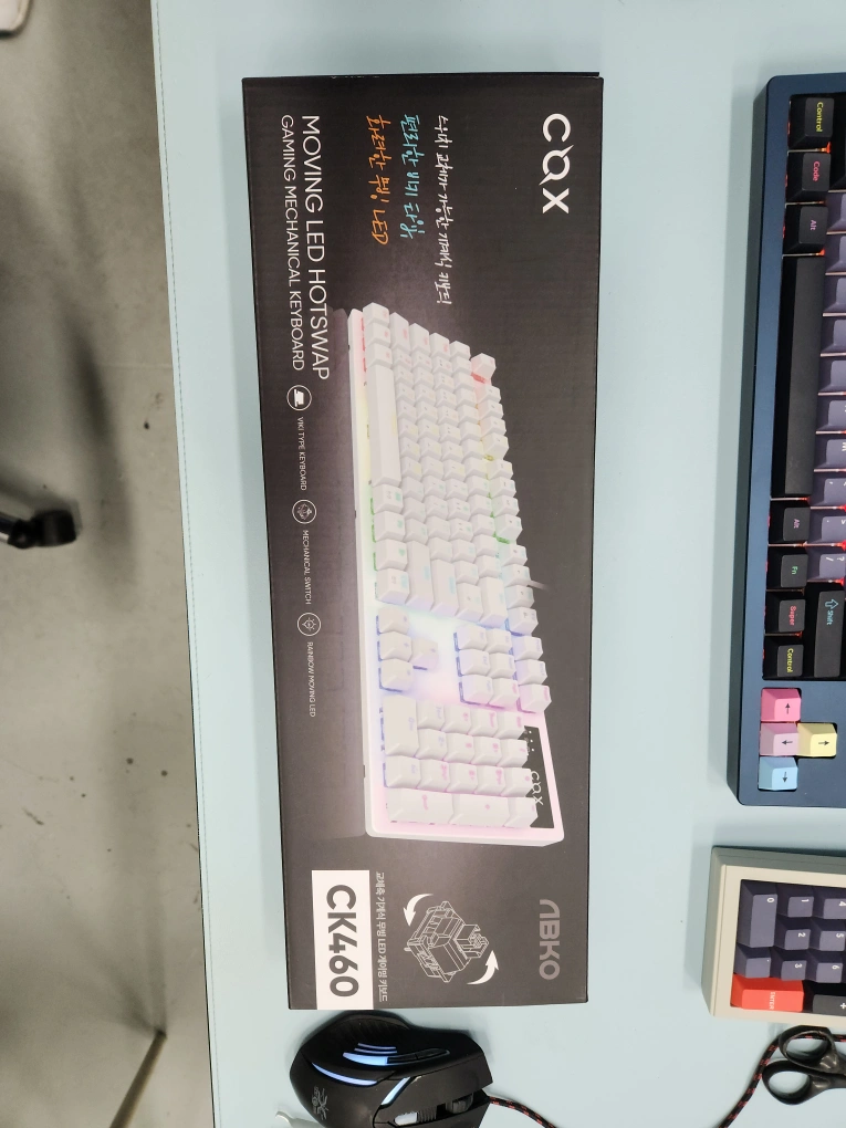 앱코 cox 기계식 키보드 입문용 ck460 청축 핫스왑 | 공릉동 | 디지털기기 | 당근 중고거래