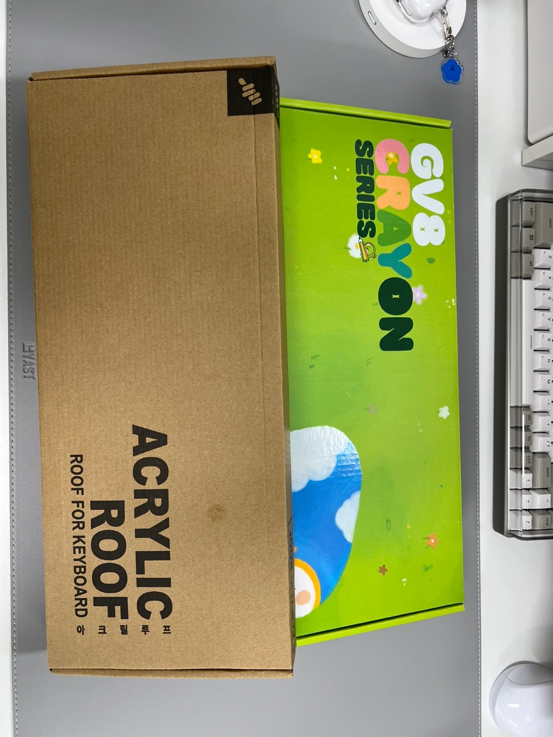 엠스톤 그루브 GV8 크레용GA 저소음 밀키축 45g, 엠스톤 아크릴 덮개 | 신림동 | 디지털기기 | 당근 중고거래