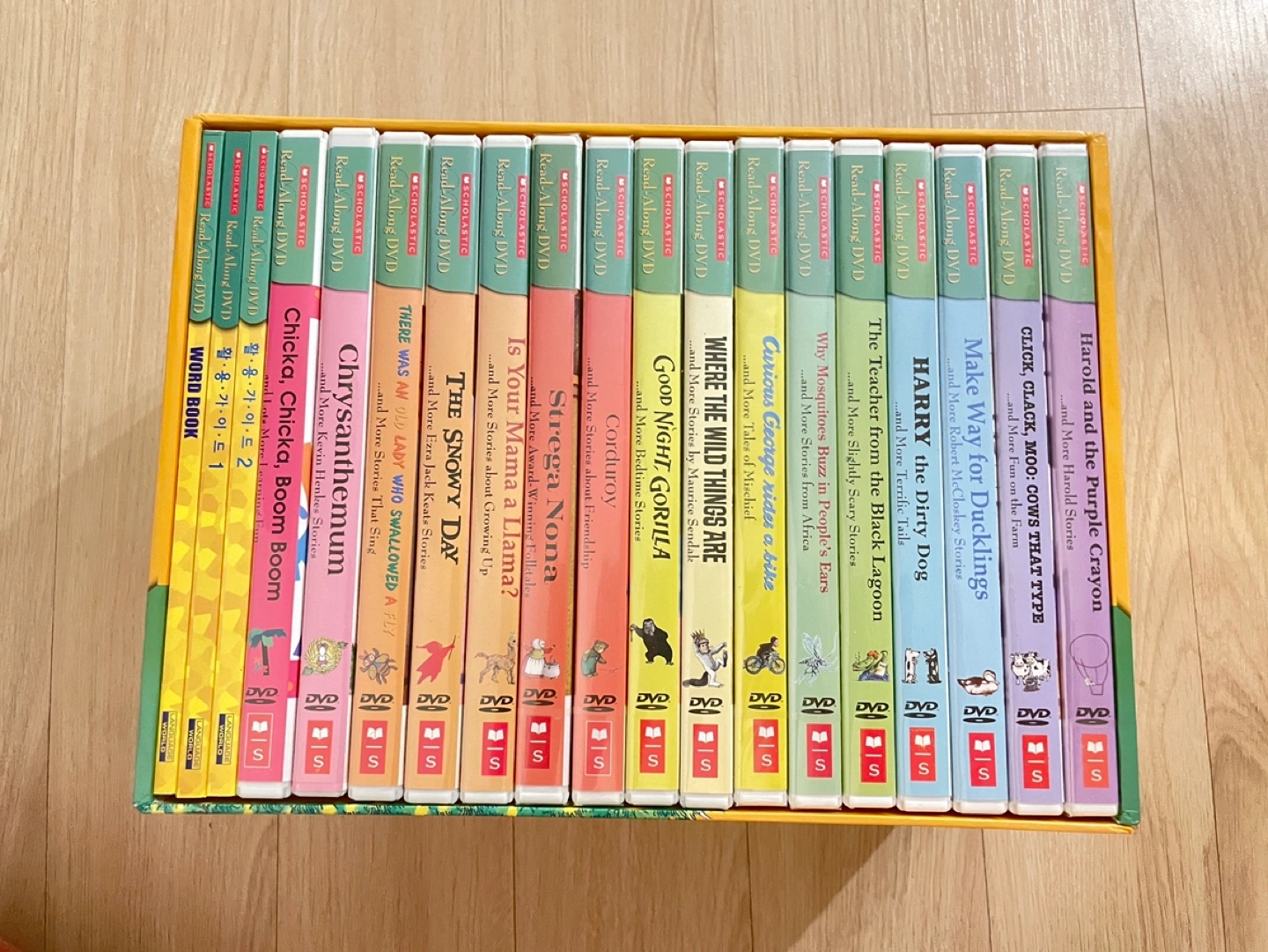 스콜라스틱 Read-Along DVD 16개 세트, 영어 그림책 dvd, 엄마표 영어, 잠수네 | 범어4동 | 유아동 | 당근 중고거래