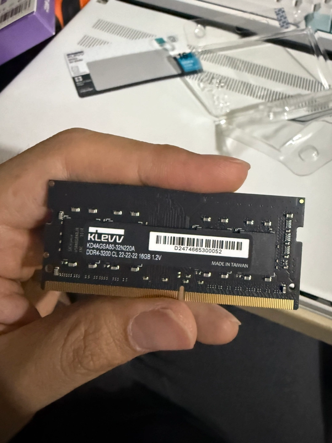노트북 램 KLEVV DDR4 16G PC4-25600 (쿠팡에서 오늘 주문) | 디지털기기 | 당근 중고거래