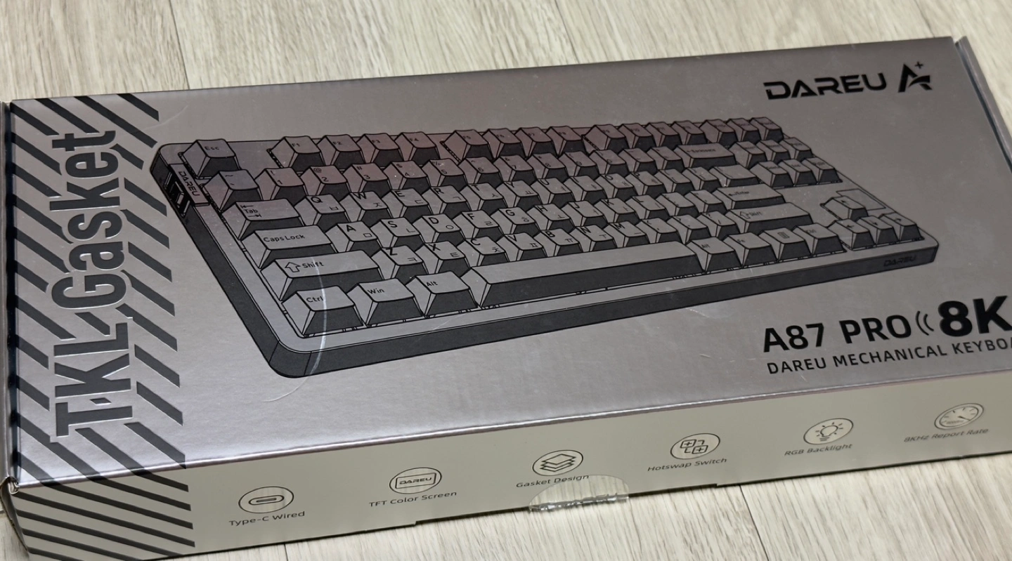 다얼유 A87 PRO 8K 저소음머스타드 레트로베이지 | 천곡동 | 디지털기기 | 당근 중고거래