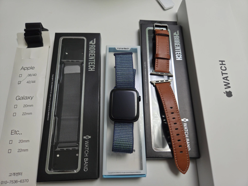 애플워치 se2 44m 미드나이트 풀박스+스트랩 5종(기본 포함) 팝니다 | 디지털기기 | 당근 중고거래