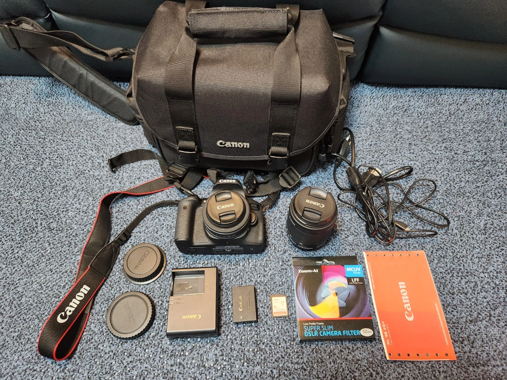 캐논 EOS 750D DSLR 카메라 세트 S급 팝니다 | 전하동 | 디지털기기 | 당근 중고거래