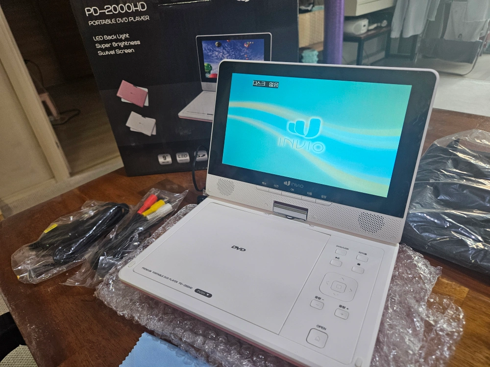 인비오 휴대용 DVD 플레이어 PD-2000HD | 율현동 | 디지털기기 | 당근 중고거래