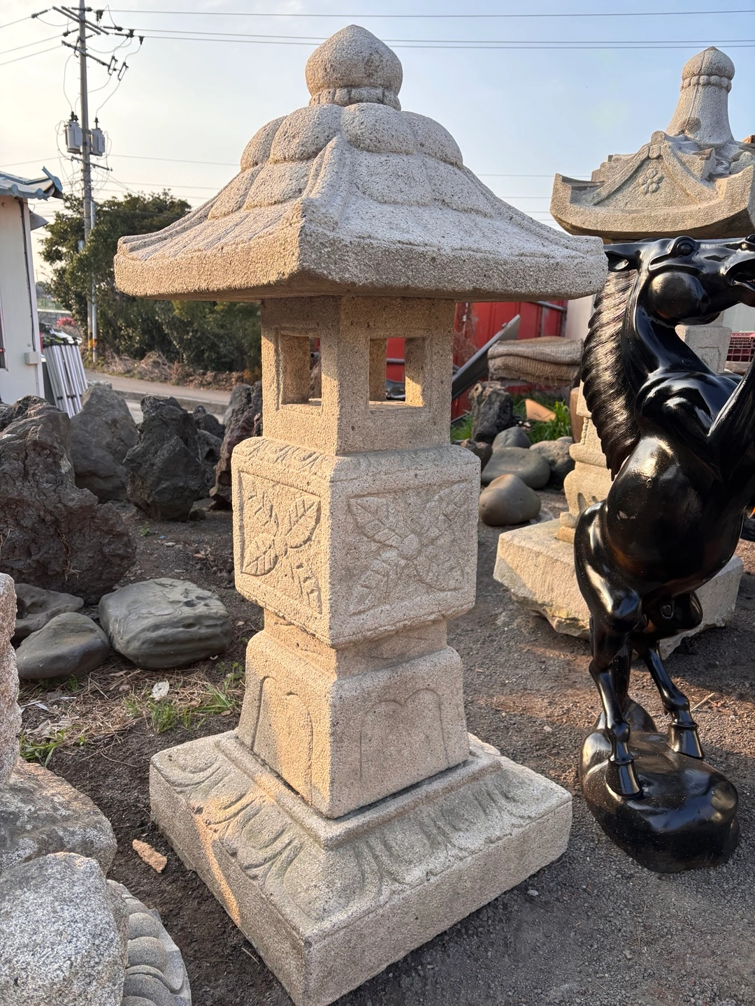 150cm 초대형 돌탑 석등 | 용담1동 | 가구/인테리어 | 당근 중고거래