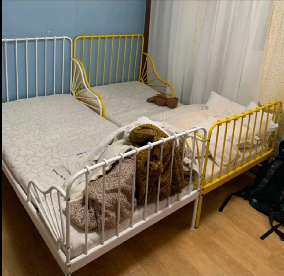 이케아 길이조절 어린이침대 노란색 민넨 1개 팔아요 | 가산동 | 가구/인테리어 | 당근 중고거래