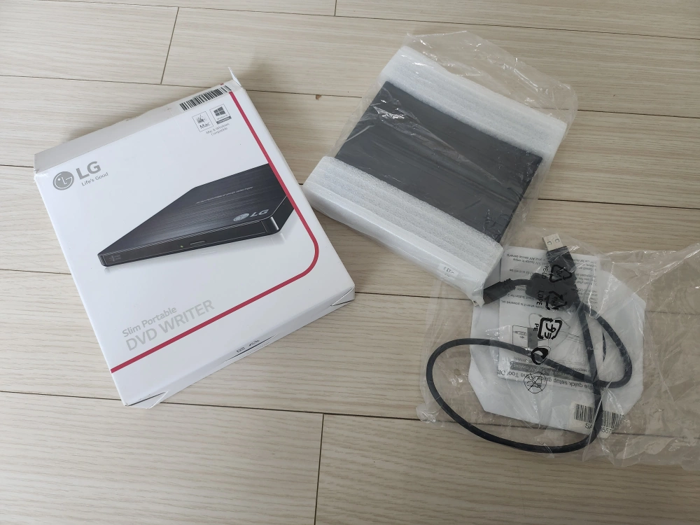 휴대용 CD DVD 외장 드라이브 LG 슬림 포터블 DVD 라이터 거의새상품급 | 매곡동 | 디지털기기 | 당근 중고거래