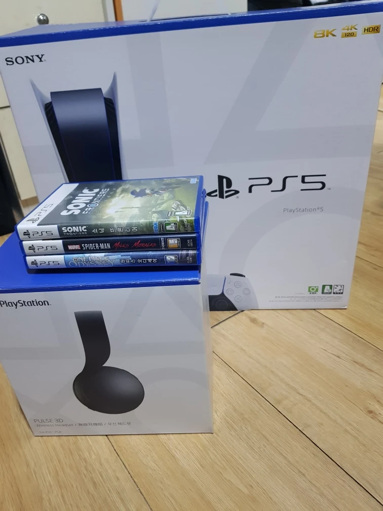 PS5 플레이스테이션 디스크에디션 1118A + 펄스3D헤드셋 + 타이틀3종 | 대야동 | 디지털기기 | 당근 중고거래