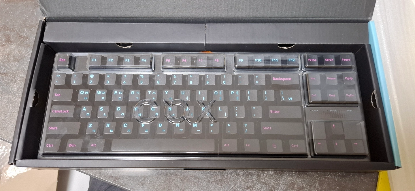 [단순개봉]COX CX87 기계식 게이밍 키보드 갈축 | 디지털기기 | 당근 중고거래