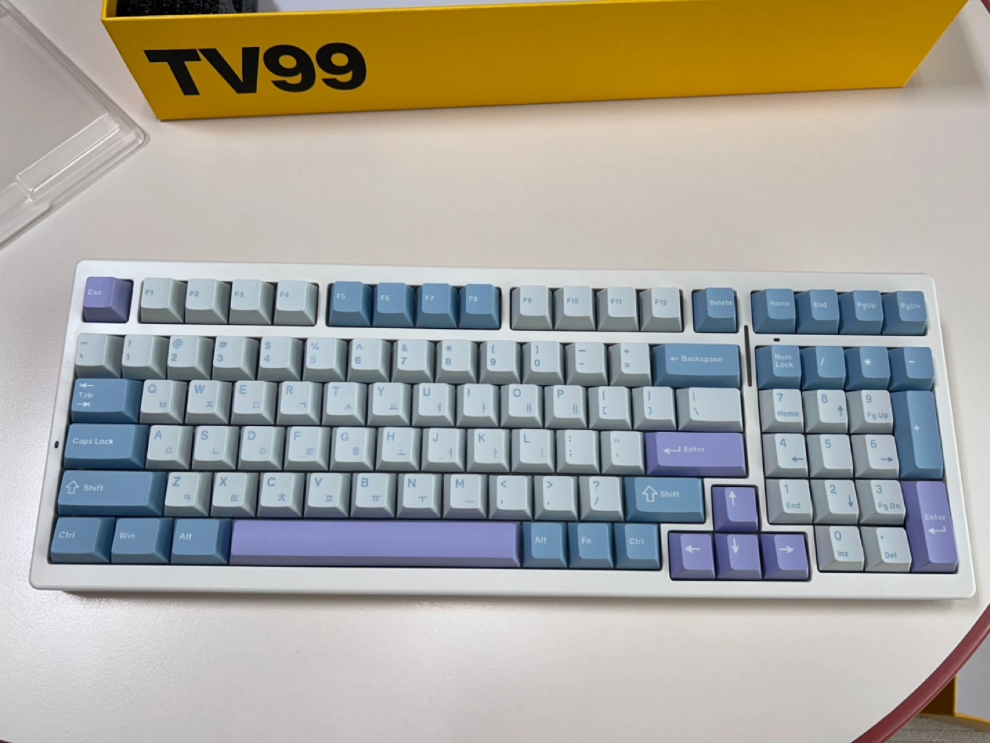 씽크웨이 VGN TV99 프로즌화이트AI 키보드 새상품 | 목1동 | 디지털기기 | 당근 중고거래