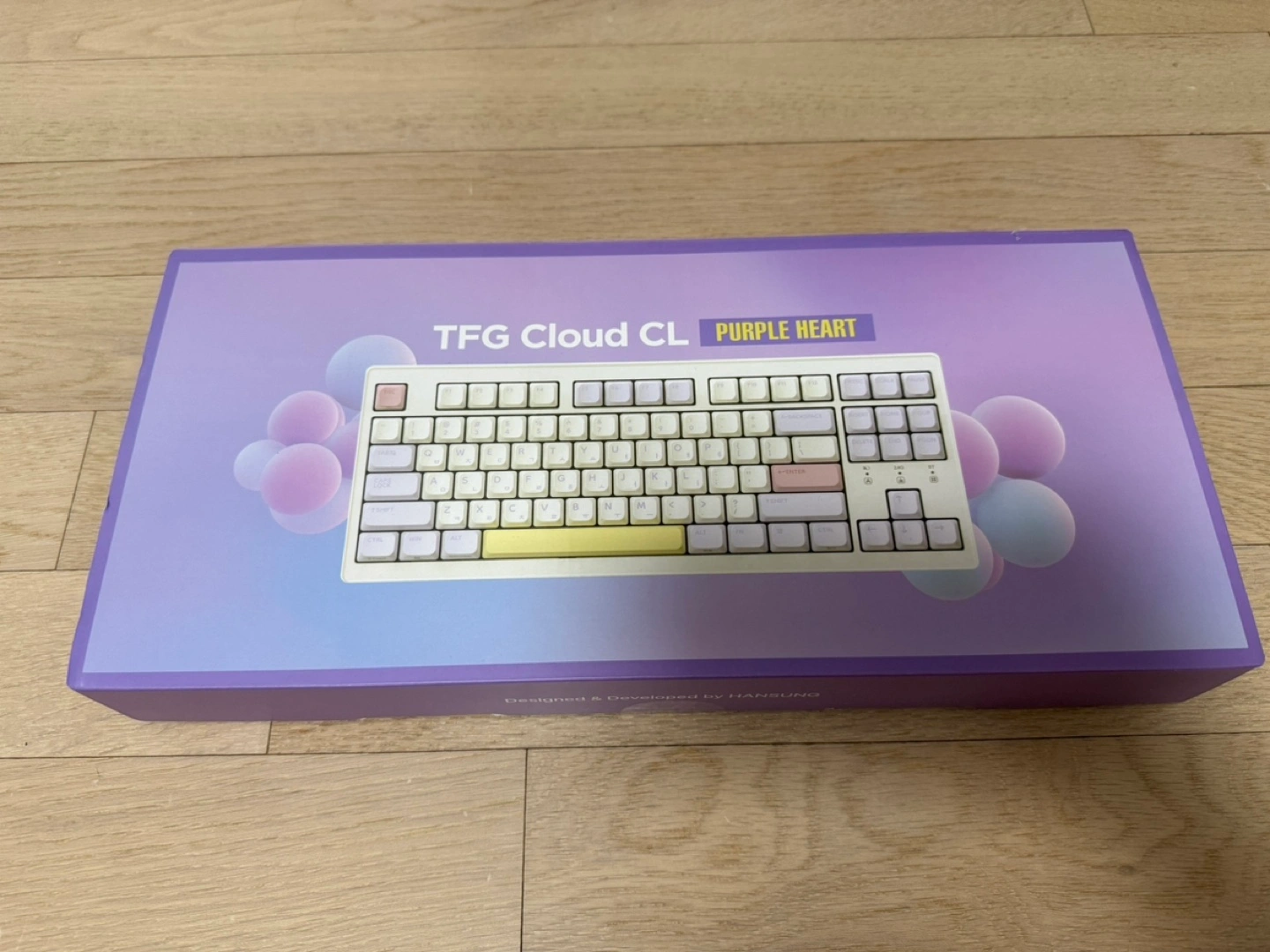 가격더안내림 / 한성컴퓨터 텐키리스 키보드 TFG Cloud CL 퍼플하트 뽀송 저소음리니어 | 디지털기기 | 당근 중고거래