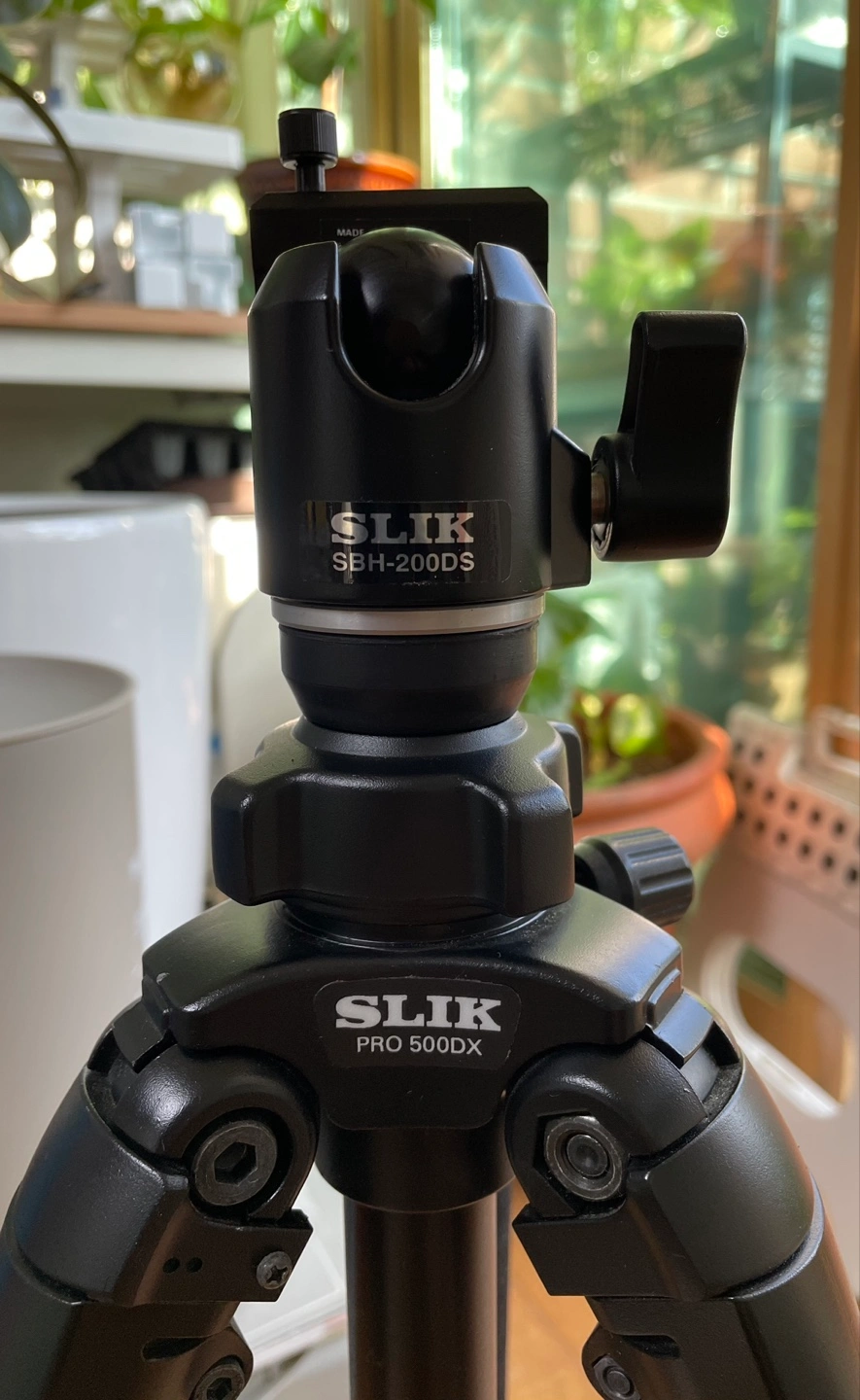 SLIK PRO 500DX 삼각대 + SBH-200DS 볼헤드 | 필운동 | 취미/게임/음반 | 당근 중고거래