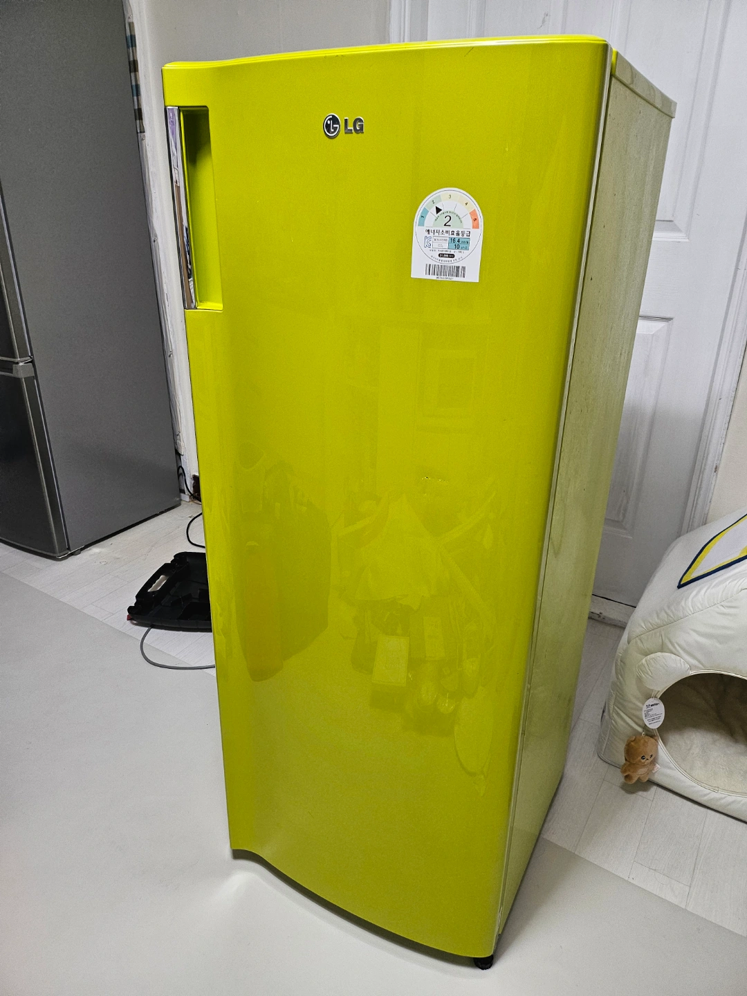 LG 꼬망스 냉장고 라임연두색 | 임학동 | 생활가전 | 당근 중고거래