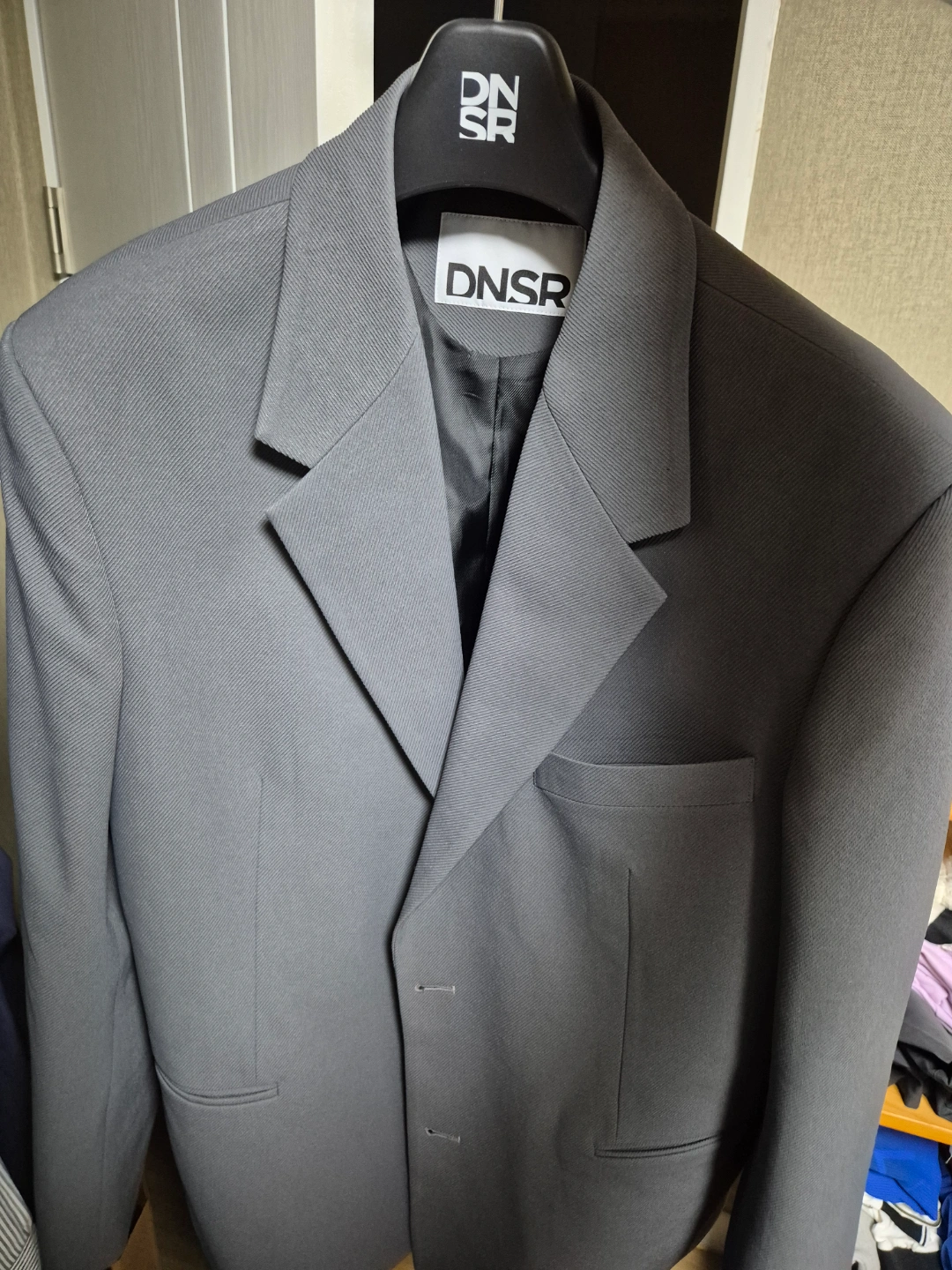 DNSR 트윌 싱글 블레이저 그레이(L), DNSR 트윌 플레어 슬렉스 그레이(M) | 호계동 | 남성패션/잡화 | 당근 중고거래