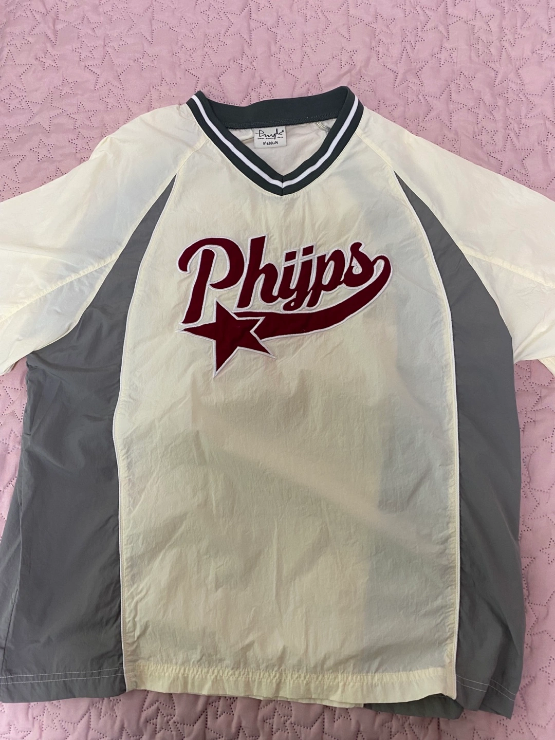 [ 옷장정리 ] Phiips 바람막이 재질 반팔 실착 1회 | 여성의류 | 당근 중고거래