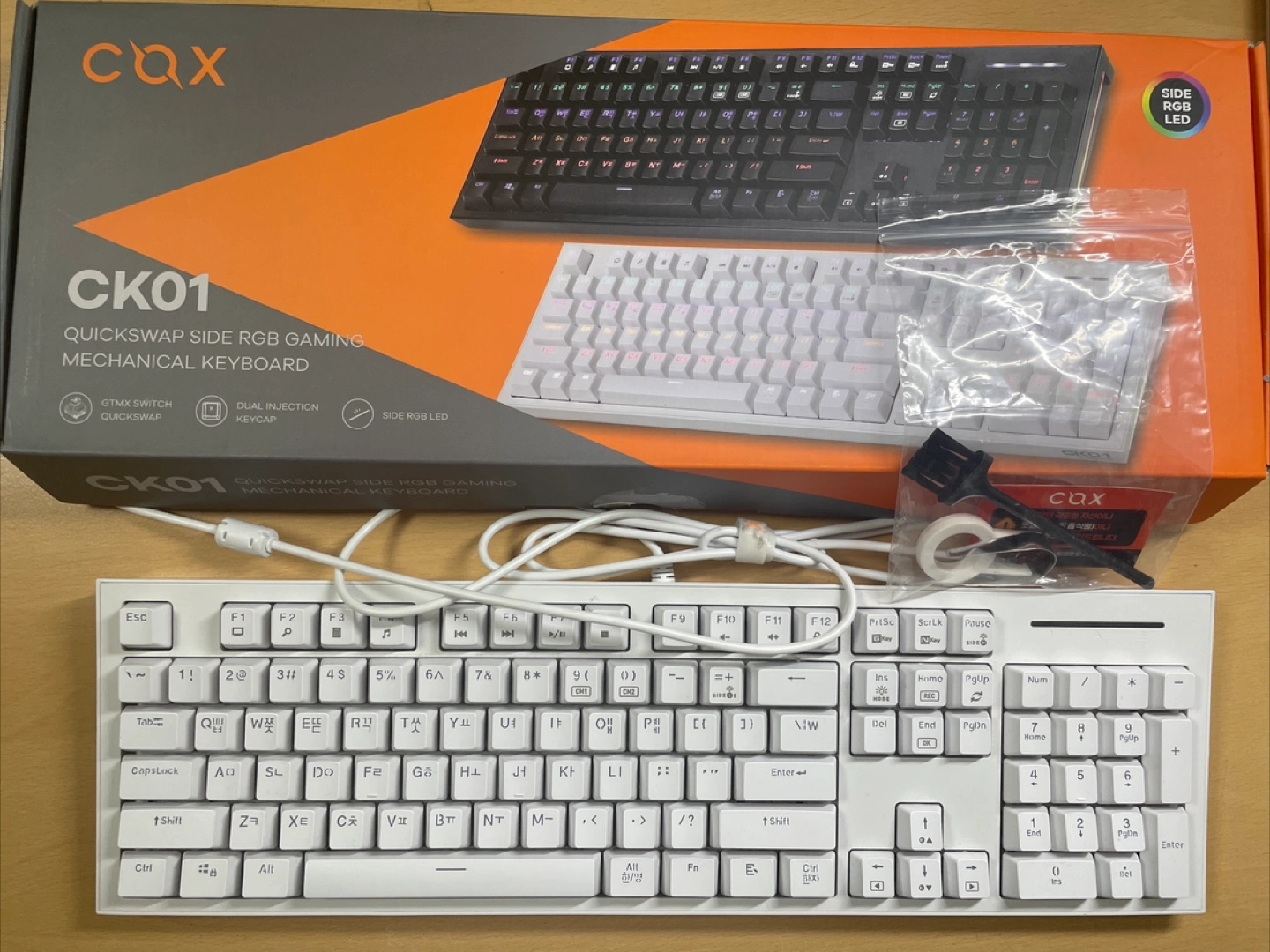 COX CK01 게이밍 키보드 갈축 | 디지털기기 | 당근 중고거래