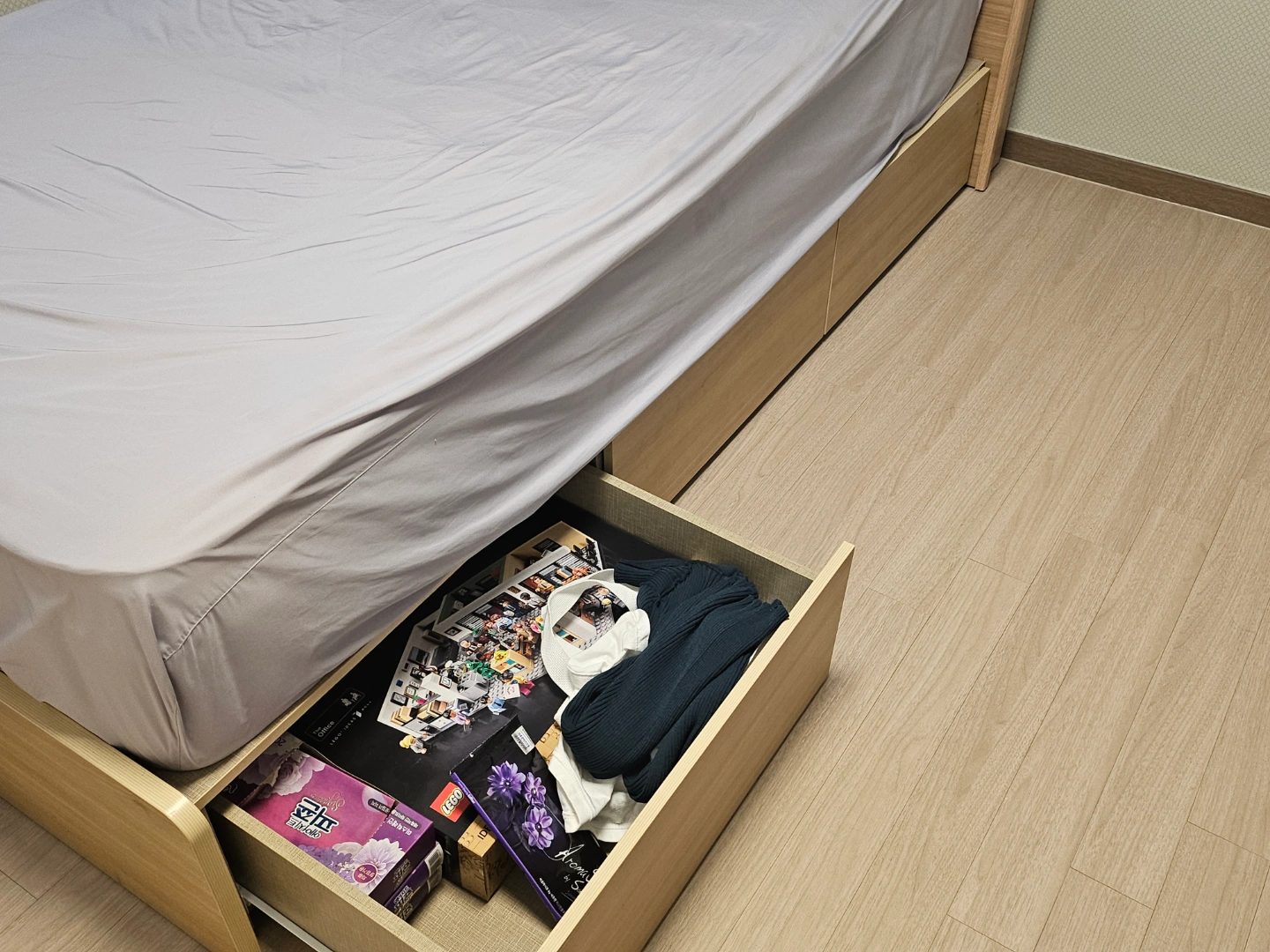 한샘 수납형 침대 SS 사이즈 (프레임 1290*2030mm) | 가구/인테리어 | 당근 중고거래