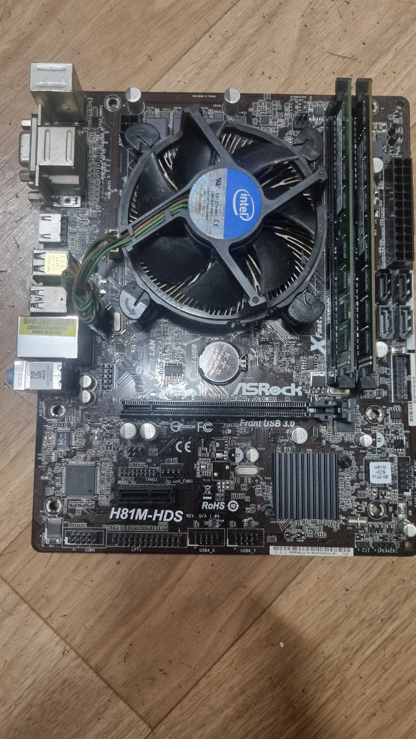 ASRock H81M-HDS 메인보드 + 4G + 쿨러 | 디지털기기 | 당근 중고거래