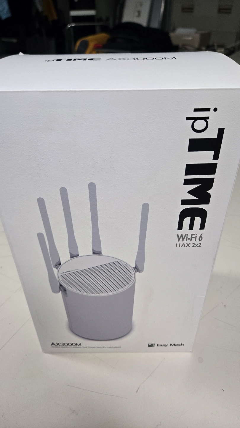 인터넷 공유기 아이피타임 ipTIME AX3000M 미개봉유무선 IP공유기 와이파이6 Wifi6 . | 디지털기기 | 당근 중고거래