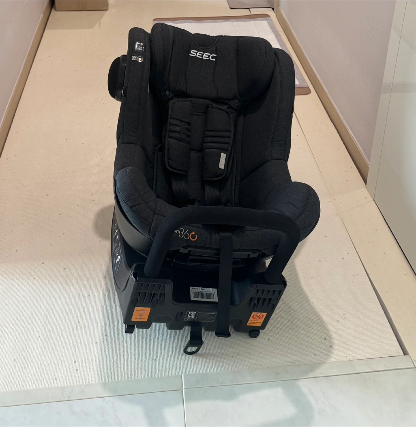 시크 블랙라벨 이지턴(360도)SEEC 유아용 카시트 | 유아동 | 당근 중고거래