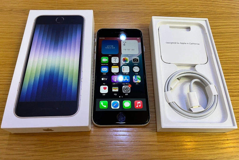 아이폰se3 스타라이트128기가,배터리77프로 | 디지털기기 | 당근 중고거래
