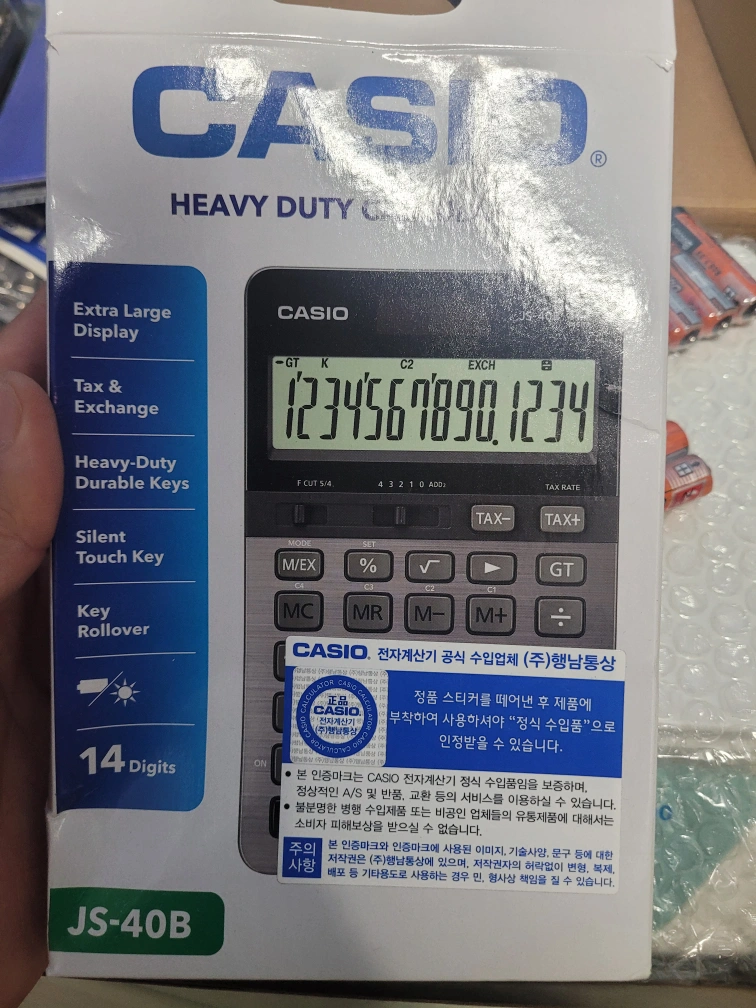 카시오 JS-40B 전자 계산기 | 디지털기기 | 당근 중고거래