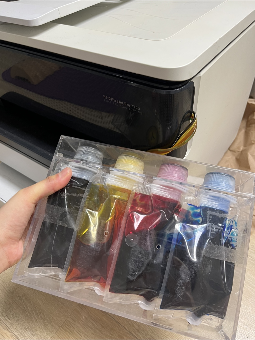 HP 7740 복합기 프린트 무한잉크 | 디지털기기 | 당근 중고거래