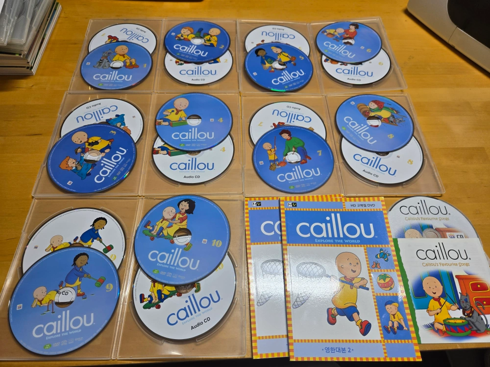 Caillou(까이유) DVD, CD 모음 | 유아동 | 당근 중고거래