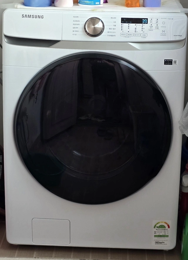 삼성그랑데 세탁기21kg ( 2025.7.30제조) | 생활가전 | 당근 중고거래