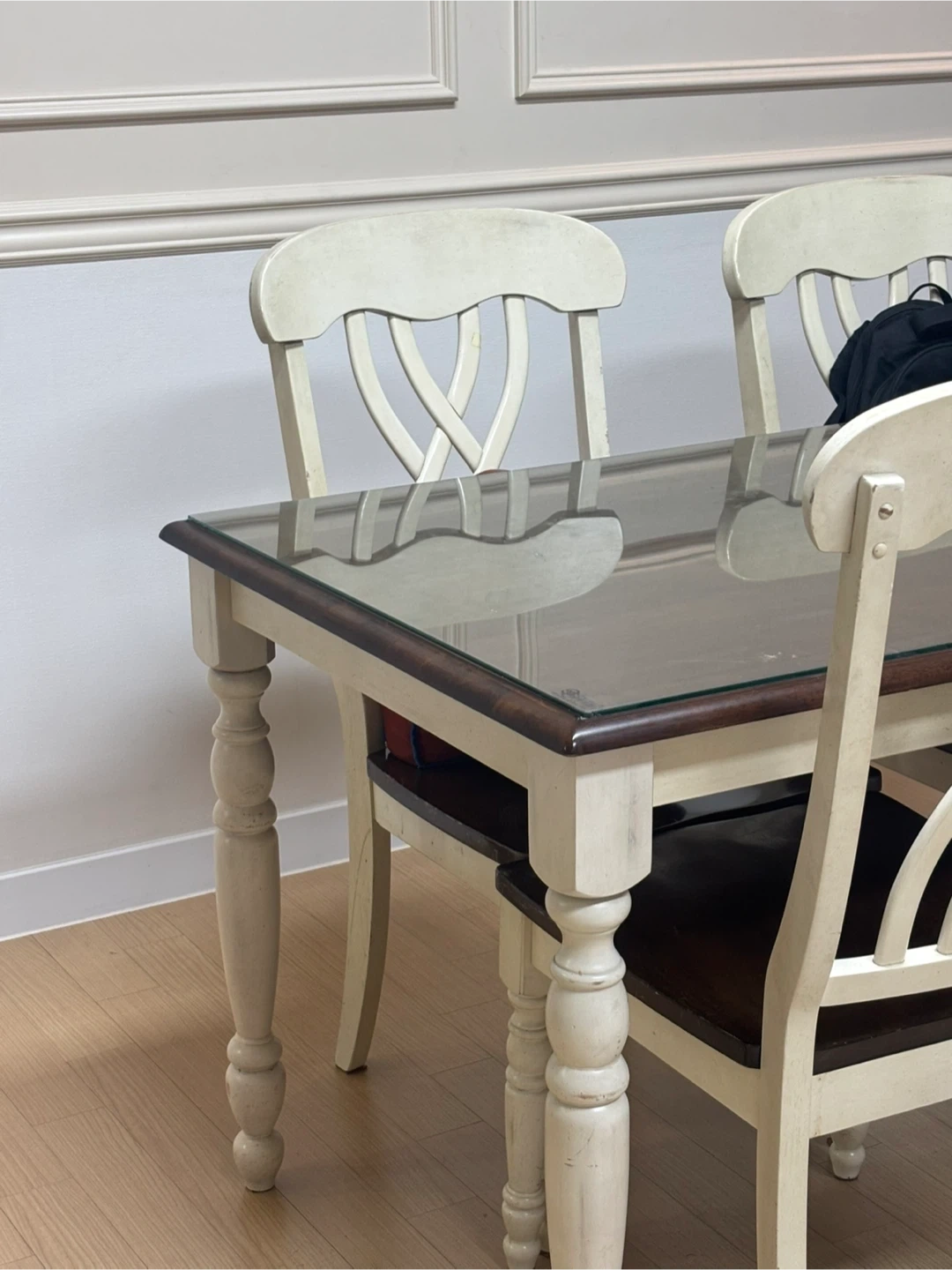 까사미아 4인 식탁 세트 아이보리 | 가구/인테리어 | 당근 중고거래