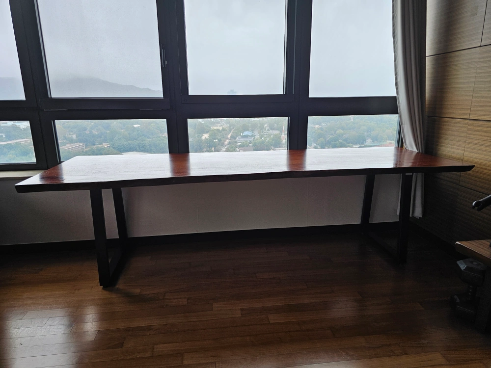 통 원목 우드슬랩 테이블 (2.7m)가로 | 가구/인테리어 | 당근 중고거래