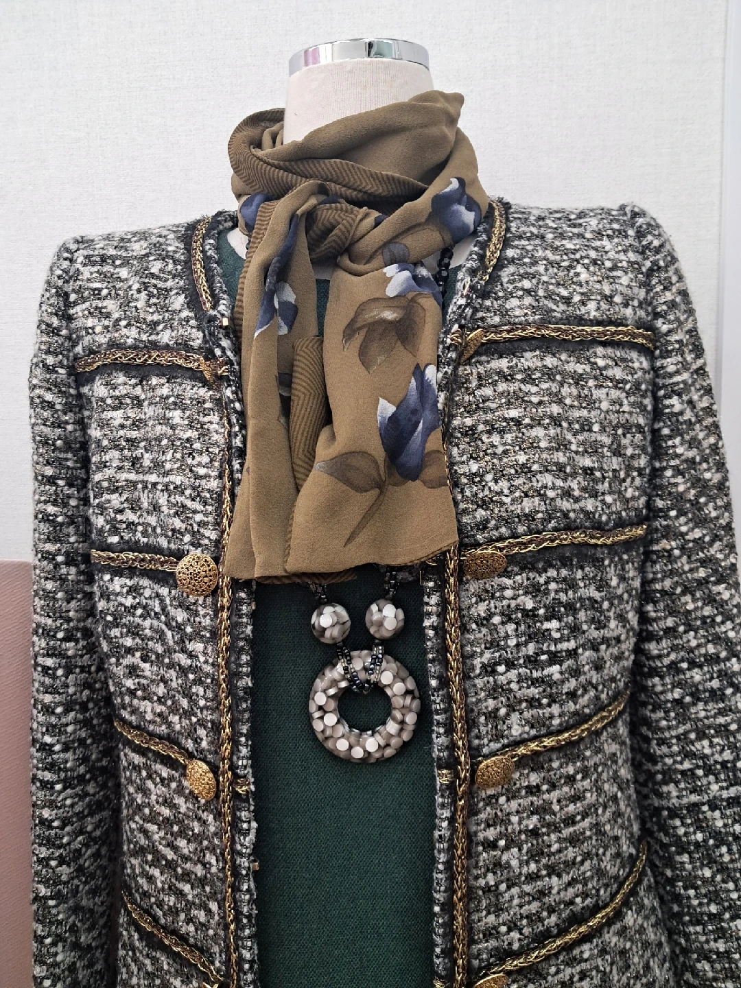 ANNA SUI 트위드 롱 코트 | 여성의류 | 당근 중고거래