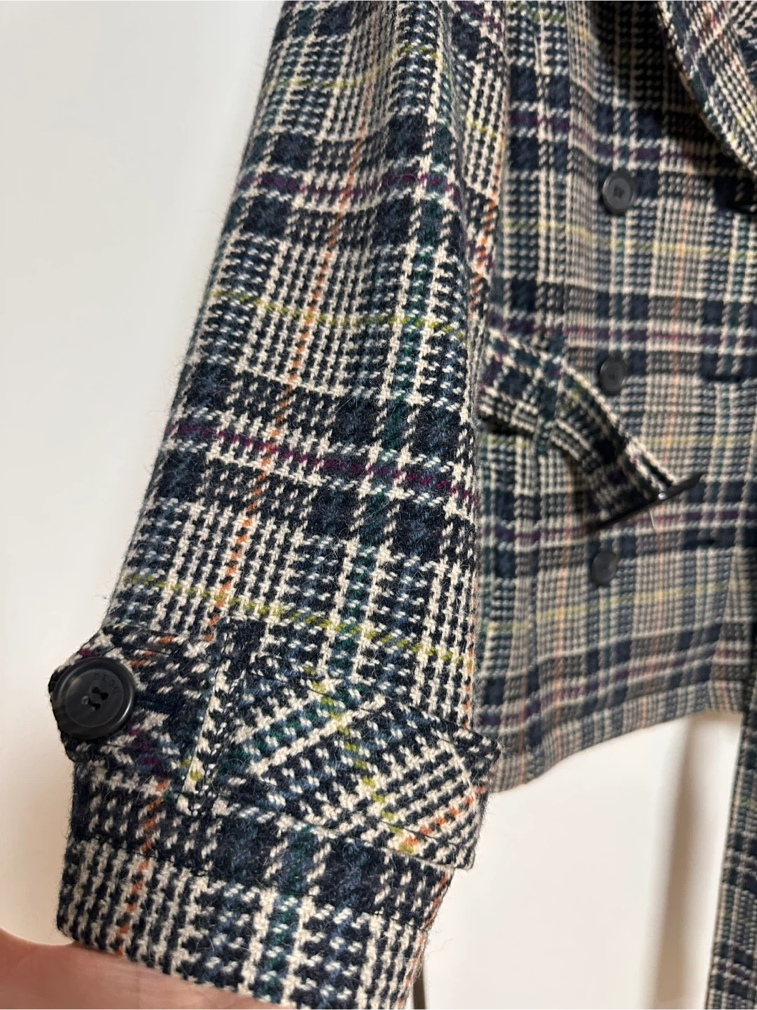 BCBG 체크 울 알파카 자켓 85 55 | 여성의류 | 당근 중고거래