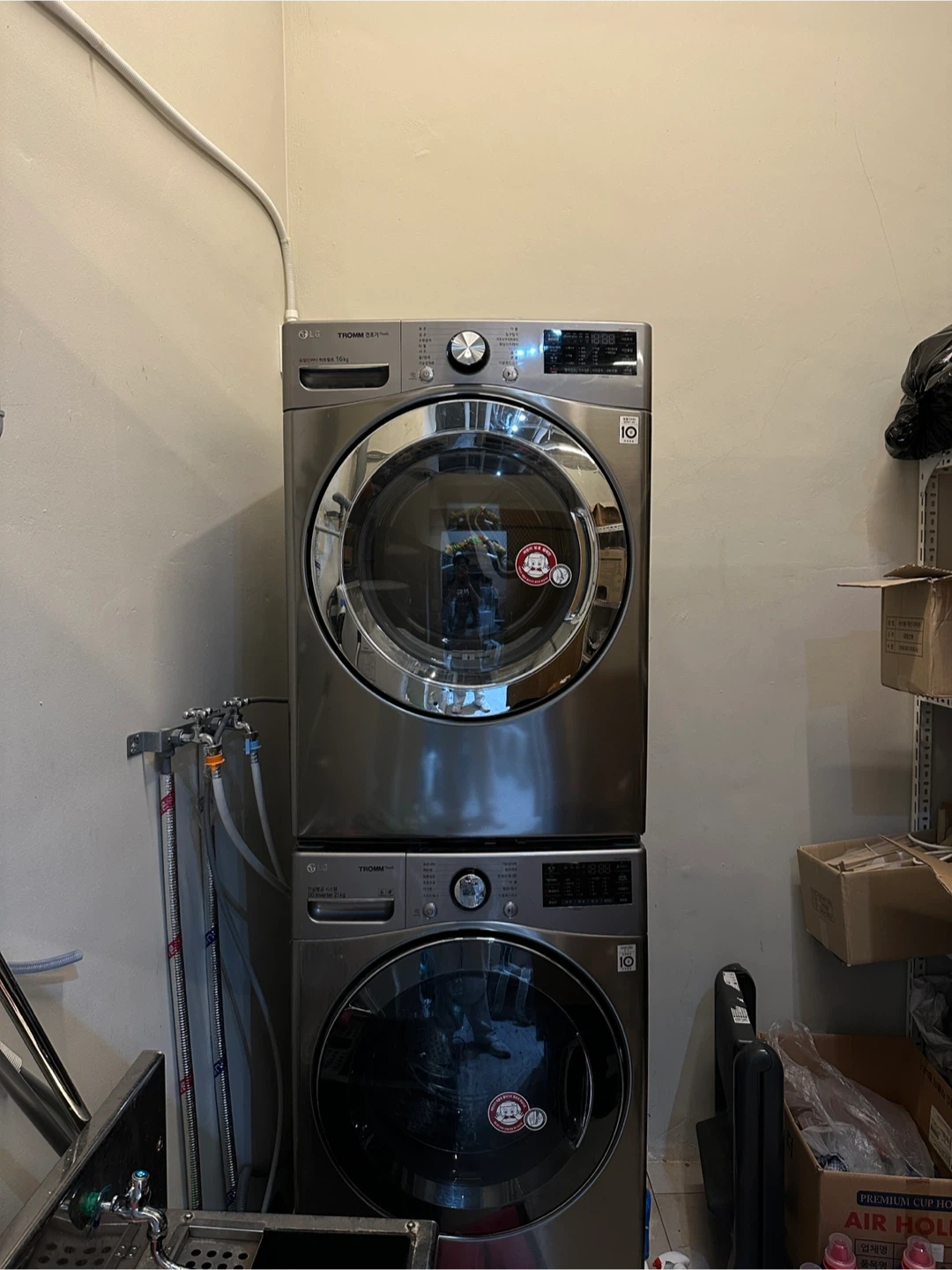 LG 트롬 세탁기21KG+건조기16kg | 생활가전 | 당근 중고거래