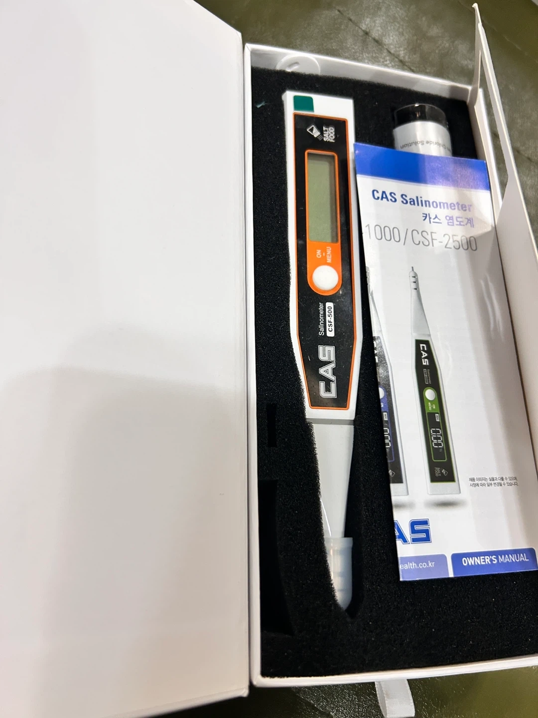CAS 염도계 CSF-500 | 생활가전 | 당근 중고거래