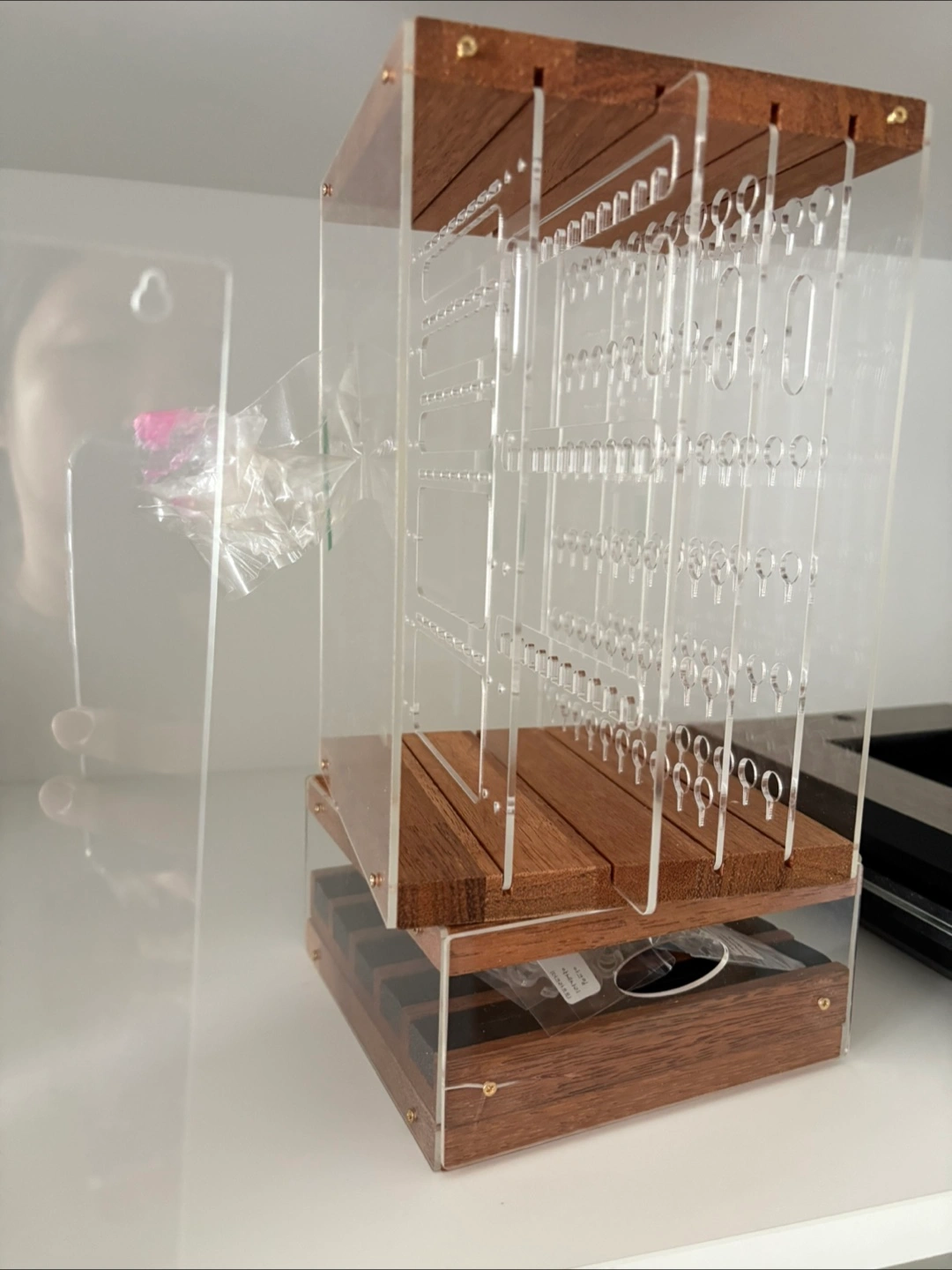 우드 아크릴 귀걸이 정리함 | 가구/인테리어 | 당근 중고거래