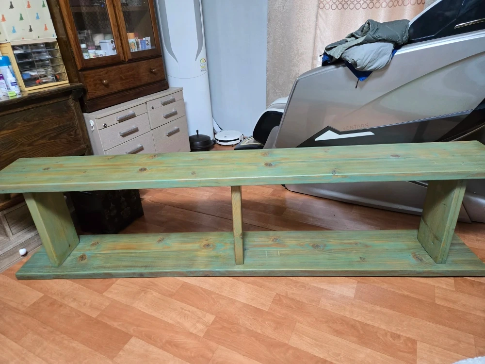 집정리 다판다.원목 벤치 선반 (가로 200cm) | 가구/인테리어 | 당근 중고거래