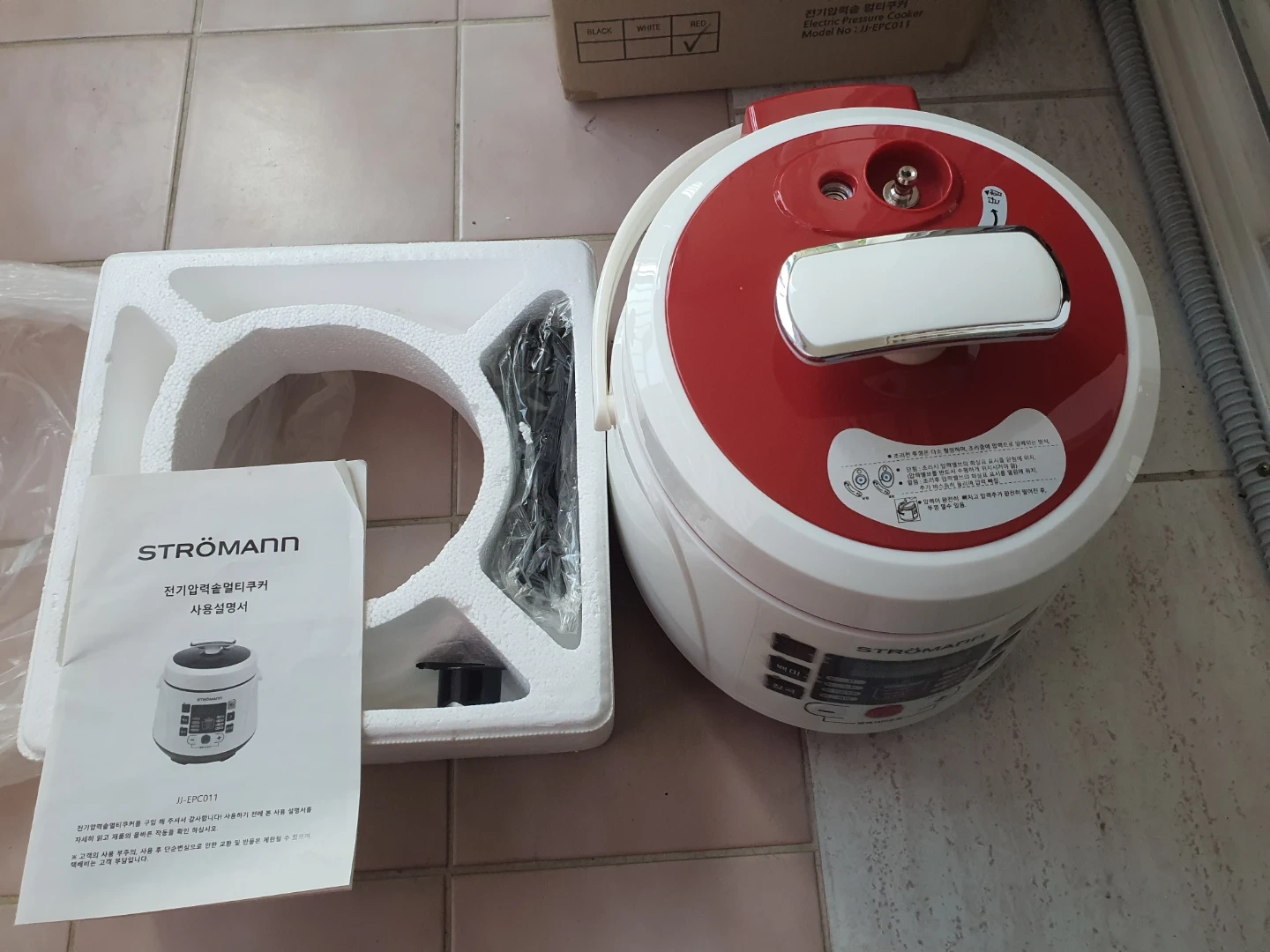 스트로만 전기압력밥솥 JJ-EPC011 새제품 | 생활가전 | 당근 중고거래