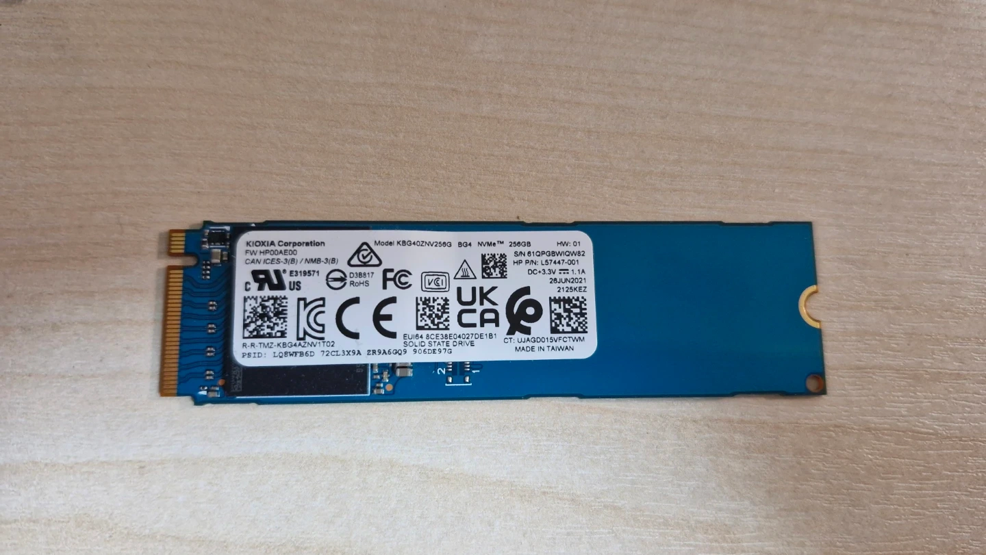 키옥시아 M.2 MVME SSD 256GB | 디지털기기 | 당근 중고거래