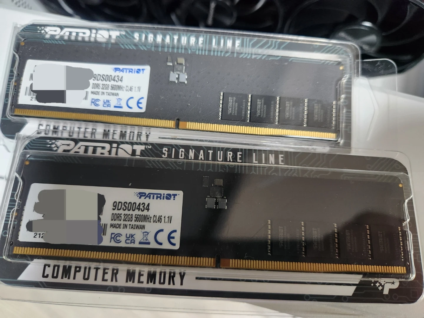 패트리어트 DDR5 32G PC5-44800 CL46 SIGNATURE 5600MHz 파인인포 X 2ea | 디지털기기 | 당근 ...