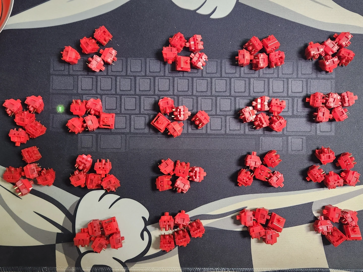 hmx TTRed 기계식 키보드 스위치 90개 | 디지털기기 | 당근 중고거래