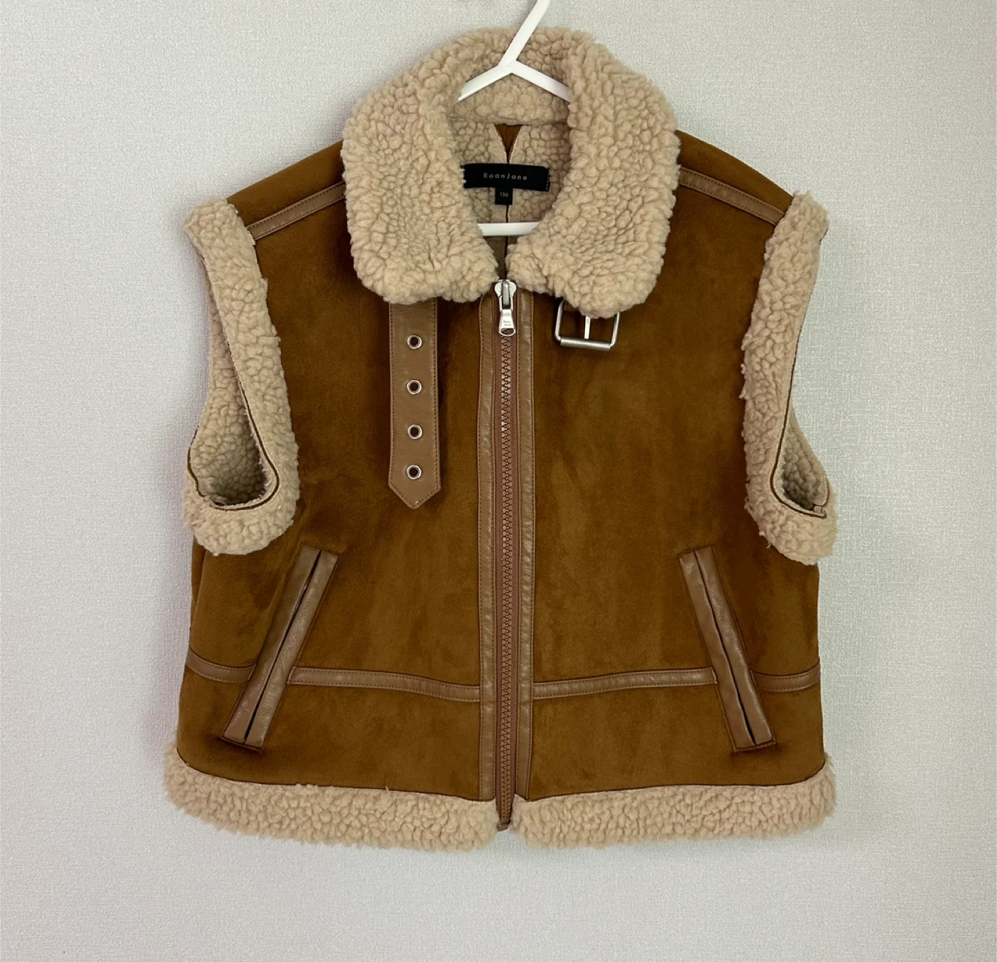 로아앤제인 무스탕 조끼 130 | 유아동 | 당근 중고거래