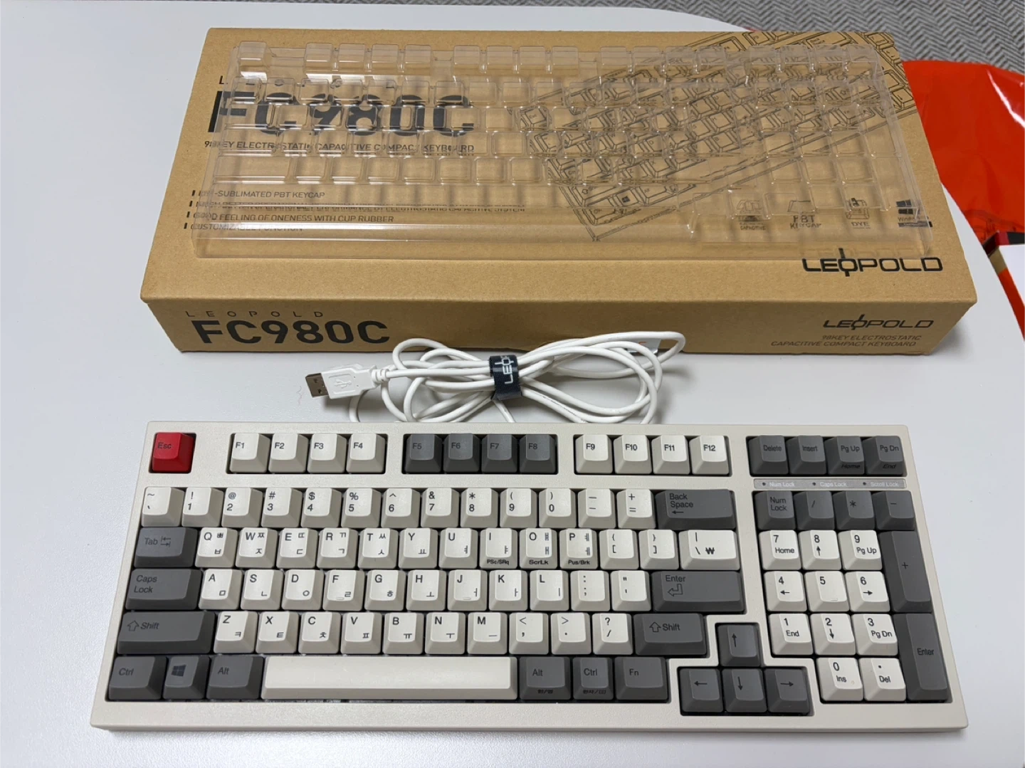레오폴드 FC980C 45g 화이트 무접점 키보드 | 디지털기기 | 당근 중고거래