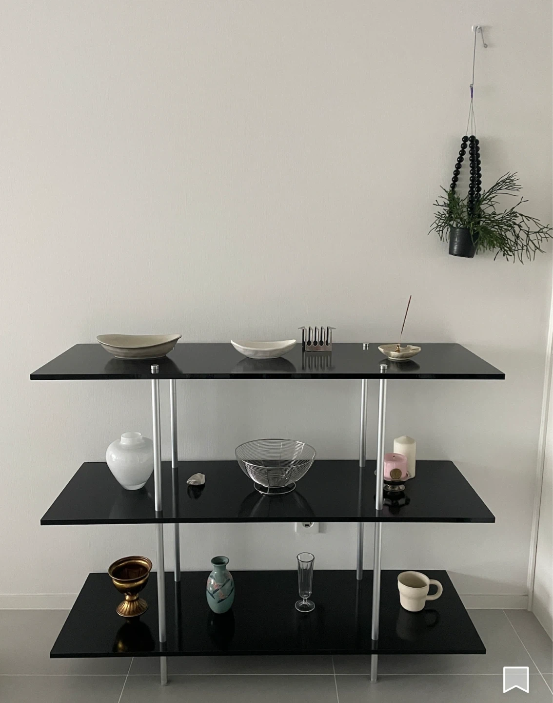 1200 3단 블랙 선반장 인테리어 가구 | 가구/인테리어 | 당근 중고거래