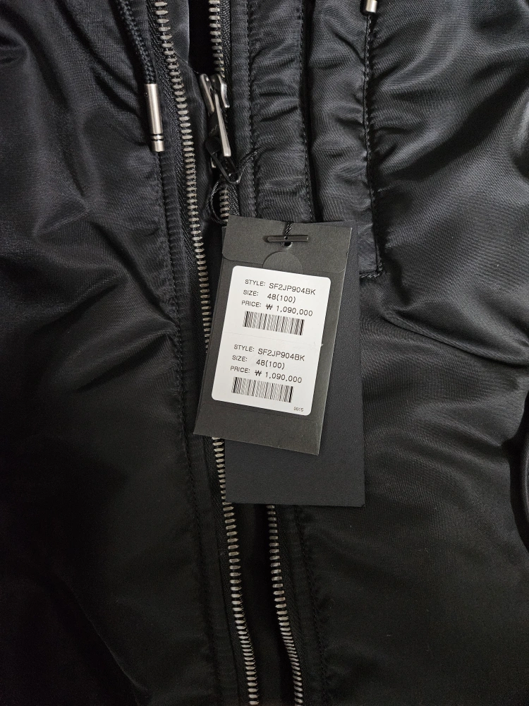 송지오 옴므 후드 패딩 점퍼 48(100) 블랙 새상품 | 남성패션/잡화 | 당근 중고거래