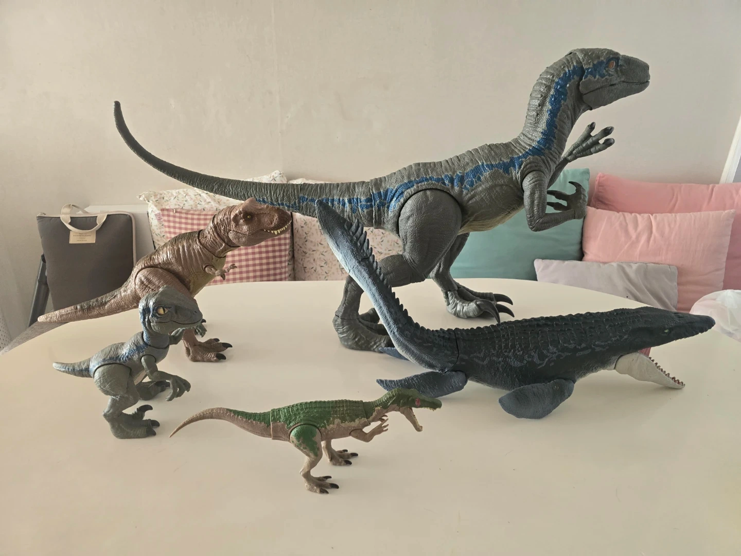 마텔 쥬라기월드 벨로시랩터 블루 대형 피규어 | 유아동 | 당근 중고거래