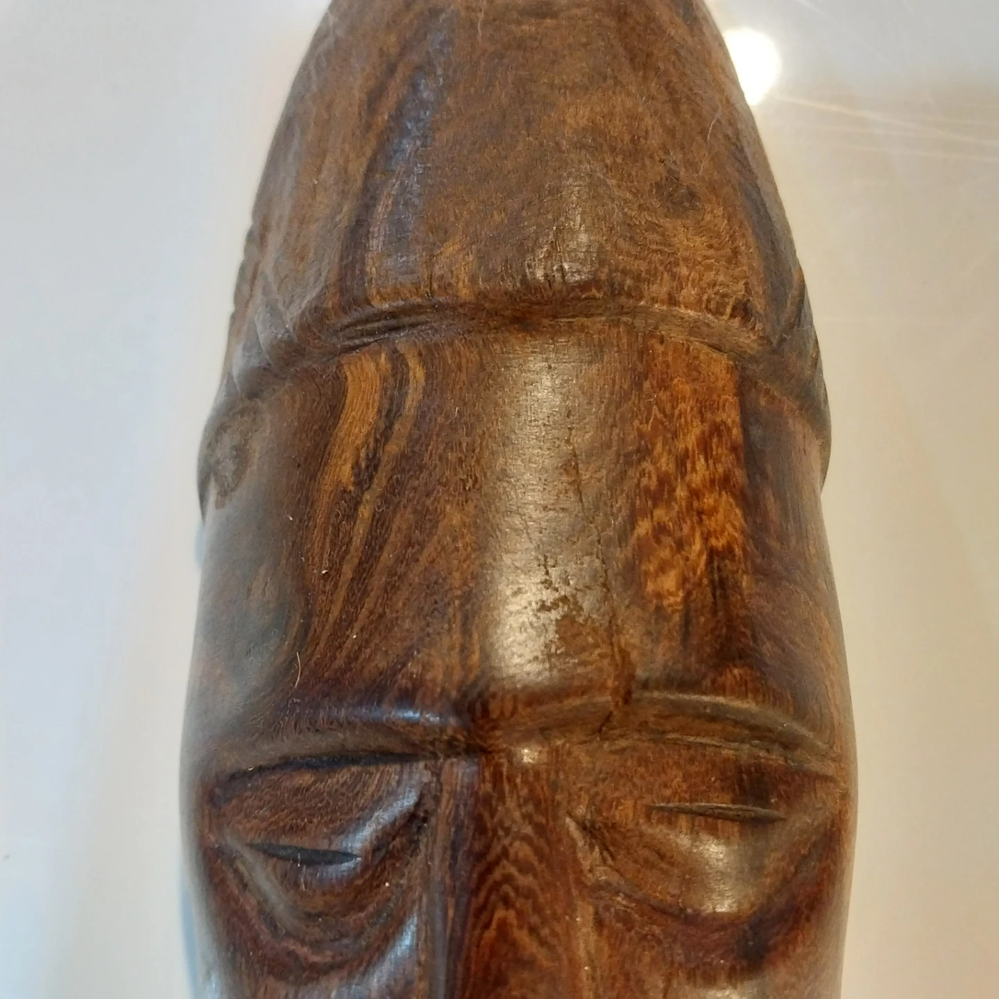 African brown-wood carved mask... | 생활/주방 | 당근 중고거래
