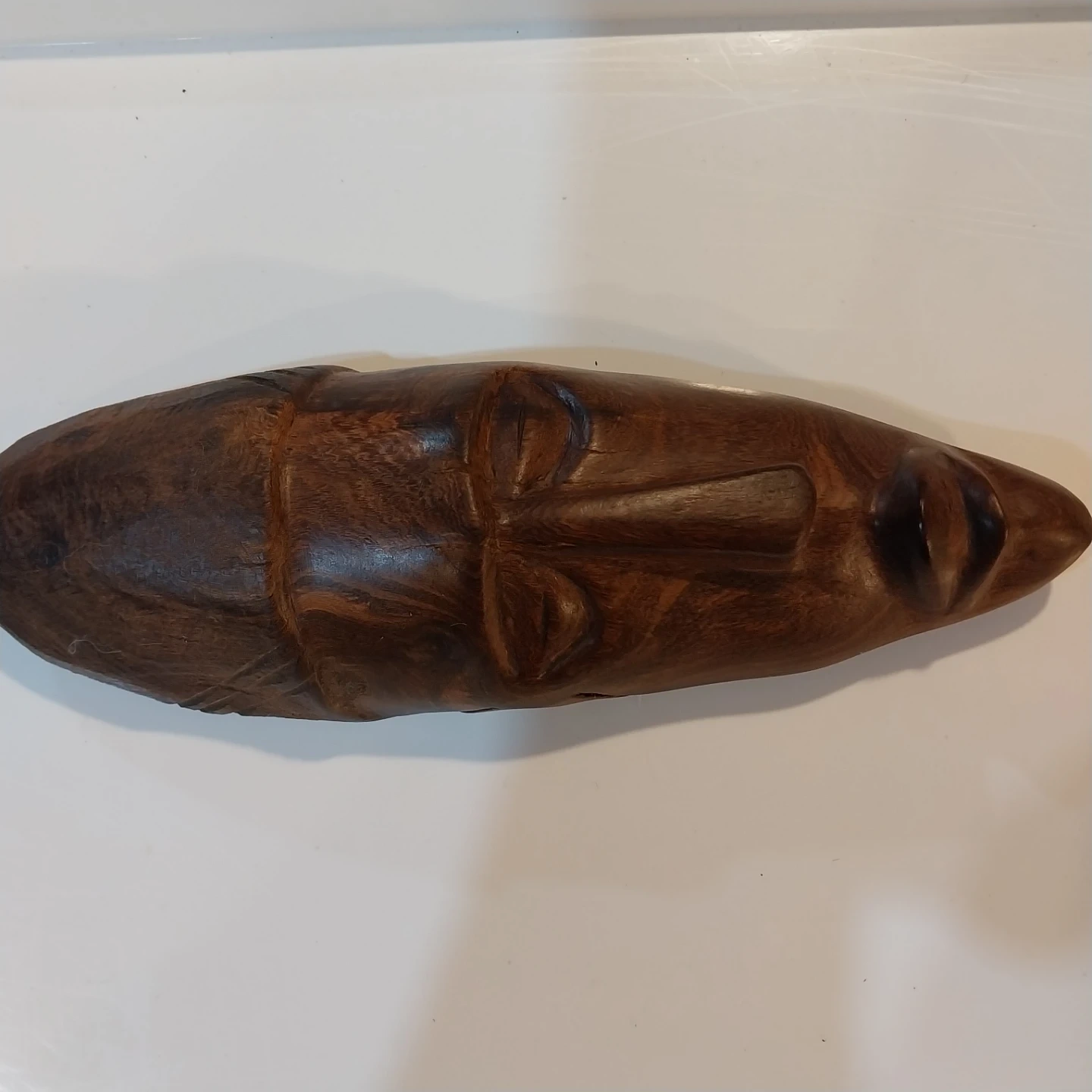 African brown-wood carved mask... | 생활/주방 | 당근 중고거래