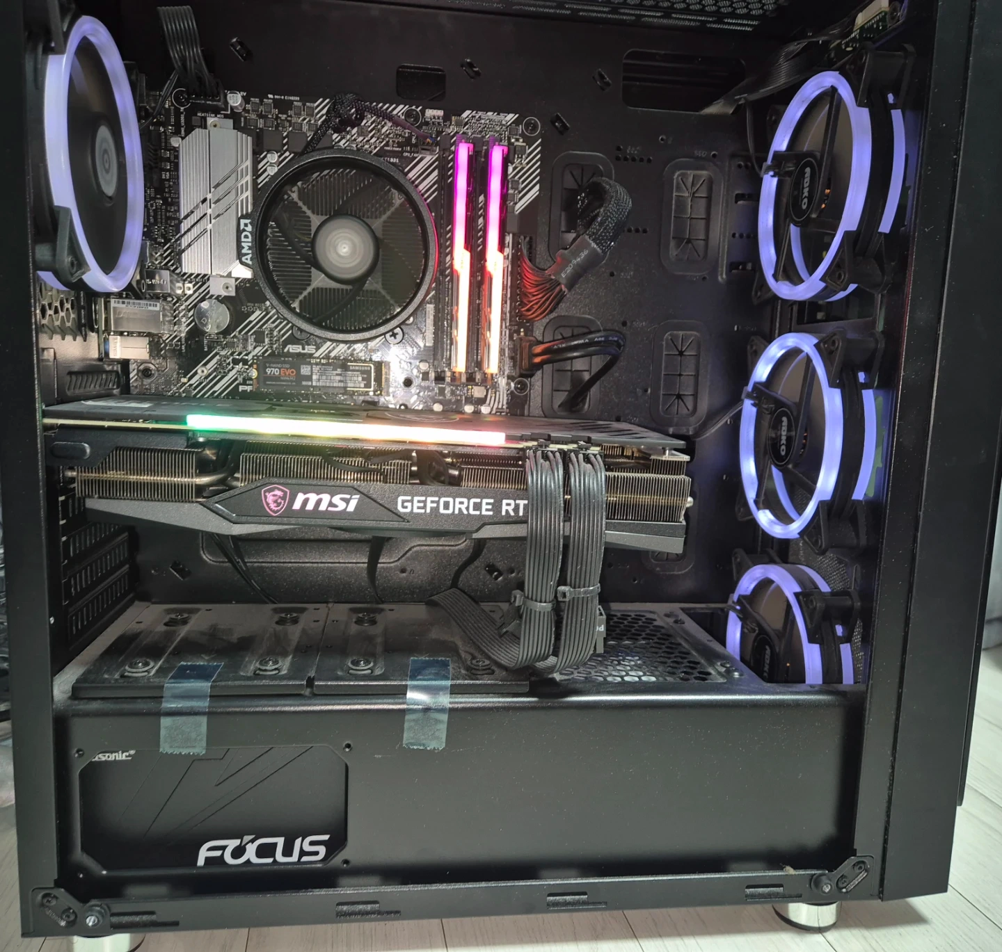 게이밍 PC 본체 RTX 3070 Ryzen 5 5600X + 27인치 벤큐모니터 | 디지털기기 | 당근 중고거래