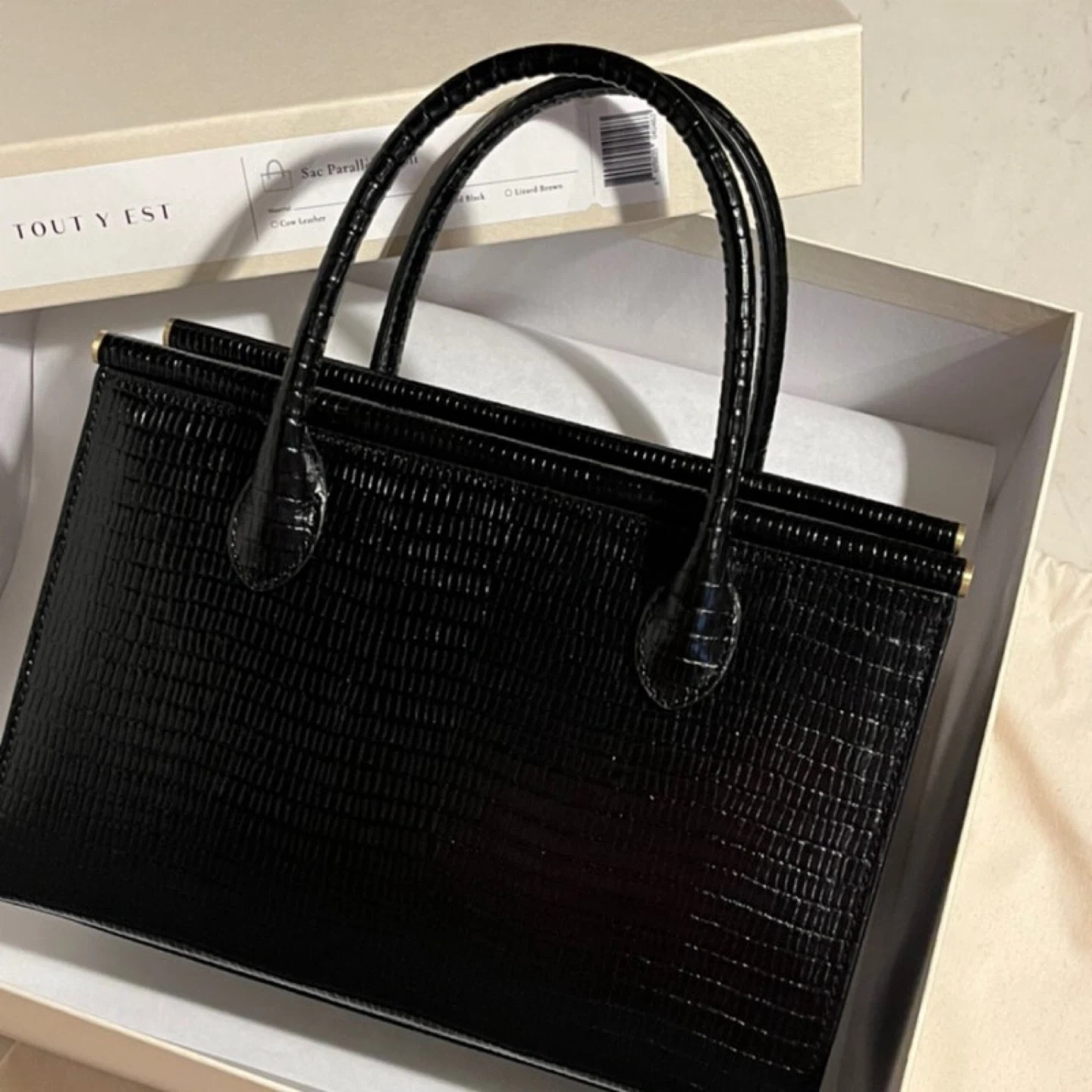 투티에 파라렐 미니 (Parallel Mini) 블랙 리자드 | 여성잡화 | 당근 중고거래